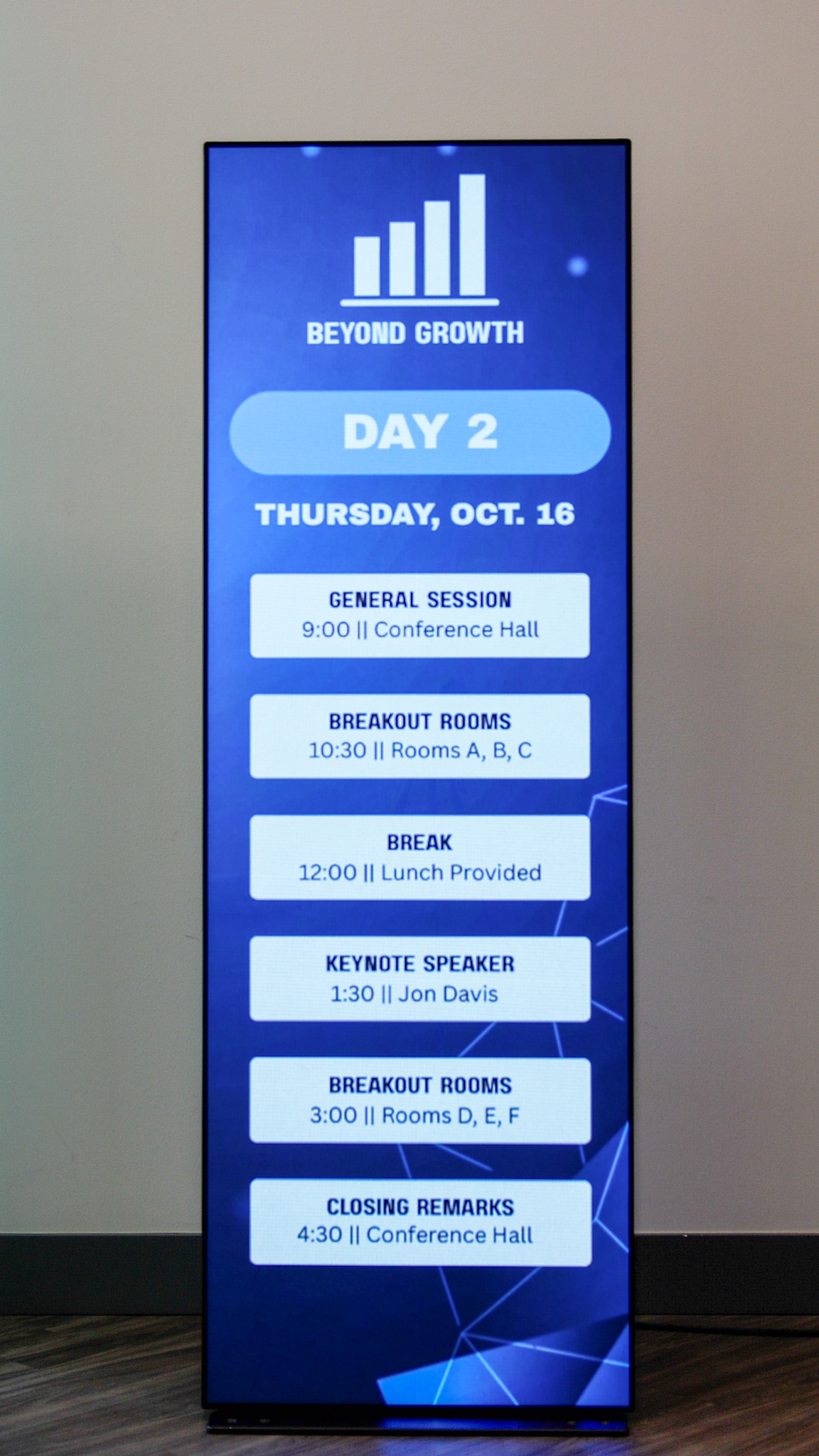Corporate Digital Signage Solutions for Events